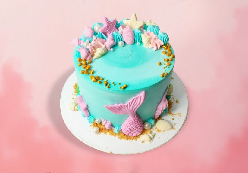 Mermaid Lagoon Cake – Wackers